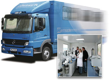 Das neue RETSCH-Labor auf Rädern