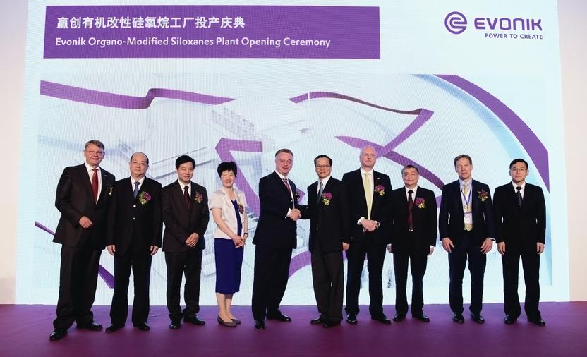 Evonik opens new plant for specialty silicones