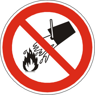 Verbotsschilder, Verbotszeichen nach DIN 4844-2